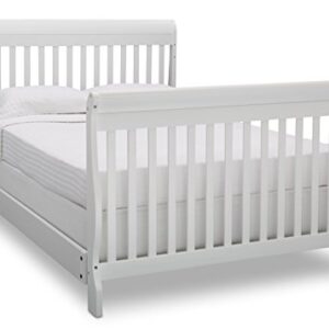 Delta Children Canton Full-Size Wood Bed Rails #0020, Bianca White