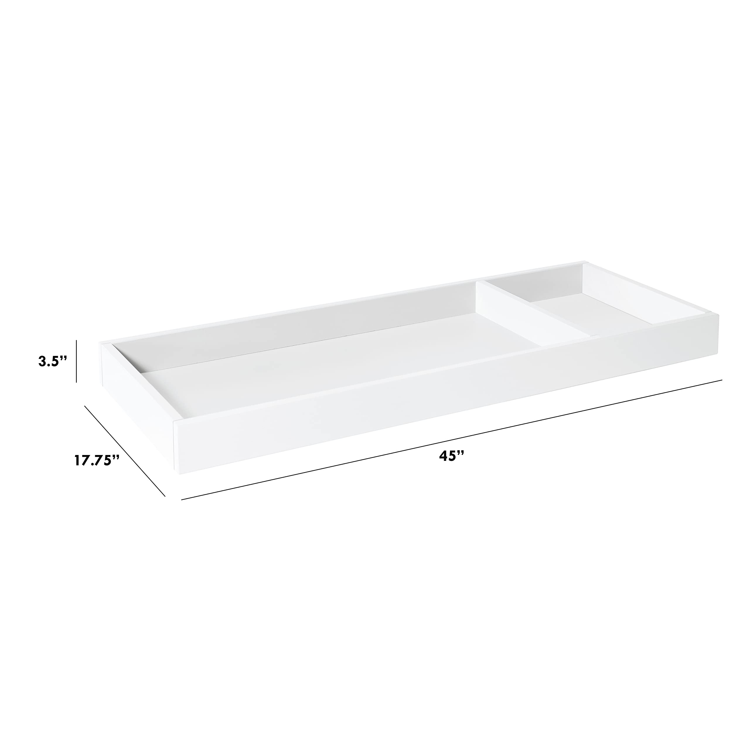 DaVinci Universal Wide Removable Changing Tray (M0619) in White