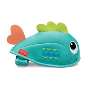 infantino cap the tap bath spout cover, unisex multicolor bath accessory, whale