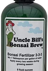 Uncle Bill's Liquid Bonsai Fertilizer - Specially Formulated Bonsai Food for Vibrant Growth, Easy to Use, Trusted by Enthusiasts, 8 Ounces