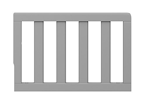 Graco Toddler Guardrail, Safety Guard Rail for Convertible Crib & Toddler Bed, Pebble Gray