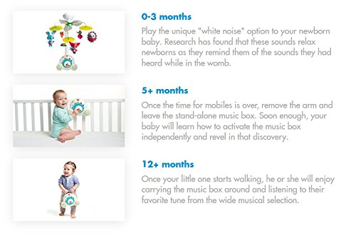 Tiny Love Meadow Days Soothe 'n Groove Baby Mobile, 1 Count (Pack of 1)