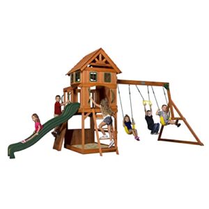 backyard discovery atlantis all cedar wooden swing set