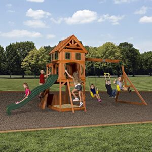 Backyard Discovery Atlantis All Cedar Wooden Swing Set