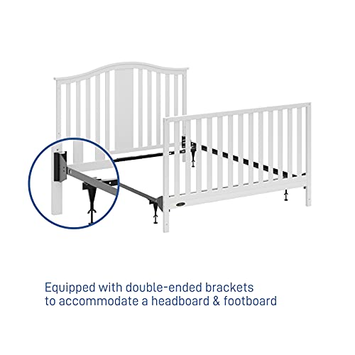 Graco Full-Size Bed Conversion Kit for Storkcraft Cribs – Compatible with Multiple Storkcraft & Graco 4-in-1 and 5-in-1 Convertible Cribs and Mini Cribs, Box Spring Required (Not Included)