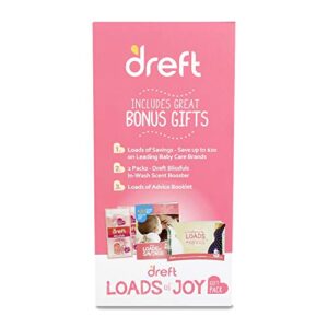 Baby Gifts Set by Dreft, Baby and Mom Gift Set with Liquid Laundry Detergent, Laundry Stain Remover, Stain Remover Pen & All Purpose Cleaner Spray, Great for Baby Showers