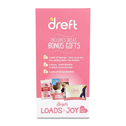 Baby Gifts Set by Dreft, Baby and Mom Gift Set with Liquid Laundry Detergent, Laundry Stain Remover, Stain Remover Pen & All Purpose Cleaner Spray, Great for Baby Showers