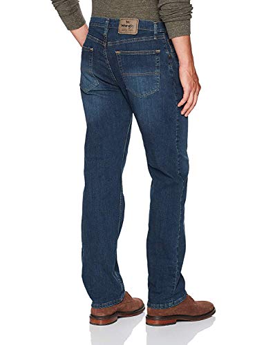 Wrangler Authentics Men's Classic 5-Pocket Regular Fit Jean, Twilight Flex, 34W x 32L