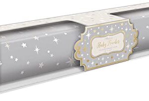 Lady Jayne Dove Gray With Stars Baby Powder Scented Drawer Liners -- 6 Sheets