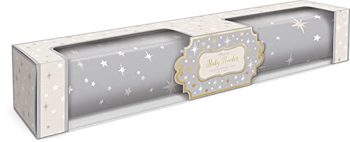 Lady Jayne Dove Gray With Stars Baby Powder Scented Drawer Liners -- 6 Sheets