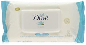 dove baby wipes rich moisture 30 count (2 pack)