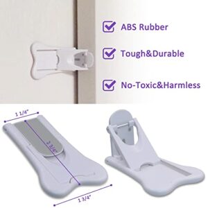 Sliding Door Lock for Child Safety, Window Stoppers for Vertical Windows, Sliding Glass Door Lock for Baby Proof (2 Pack)