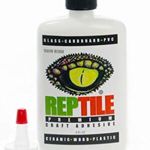 REPTILE Premium Craft Adhesive 4 oz Dries Clear-Order and Ship Above 40 Degrees F