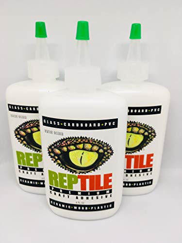 REPTILE Premium Craft Adhesive 4 oz Dries Clear-Order and Ship Above 40 Degrees F