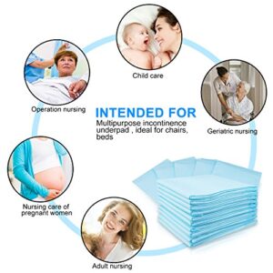 Baby Disposable Changing Pad, 20Pack Soft Waterproof Mat, Portable Diaper Changing Table & Mat, Leak-Proof Breathable Underpads Mattress Play Pad Sheet Protector(13'' 18'')