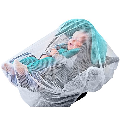 Baby Mosquito Net for Stroller, Car Seat & Bassinet – Premium Infant Bug Netting for Jogger, Carrier & Pack N Play – Toddler Canopy & Gift Packaging