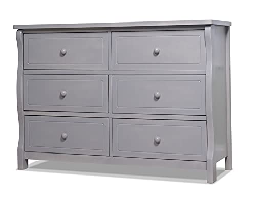 Sorelle Tuscany Double Dresser, Weathered Gray, Crib