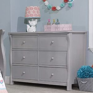 Sorelle Tuscany Double Dresser, Weathered Gray, Crib