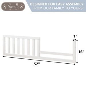 Sorelle Furniture 151 Toddler Rail, White