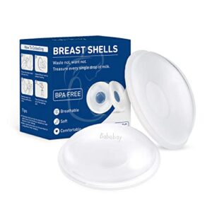 breast shells, nursing cups, milk saver, protect sore nipples for breastfeeding, collect breastmilk leaks for nursing moms, soft and flexible silicone material, reusable, 2-pack