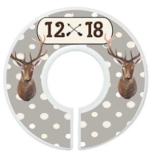 Mumsy Goose Baby Nursery Closet Dividers, Closet Organizers, Baby Boy Woodland Clothes Sizers