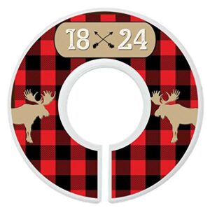 Mumsy Goose Baby Nursery Closet Dividers, Closet Organizers, Baby Boy Woodland Clothes Sizers