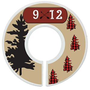 Mumsy Goose Baby Nursery Closet Dividers, Closet Organizers, Baby Boy Woodland Clothes Sizers