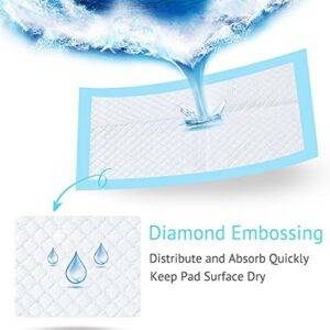 Baby Disposable Underpad 100 Count Incontinence Changing Pad Baby Diapers Newborn Pads Soft Breathable Waterproof Leak Proof Quick Absorb 13X18 Inch