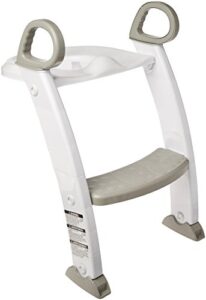 spuddies spuddies potty with ladder, white/gray, one size (pack of 1)