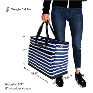 SCOUT BJ Bag - Large, Utility Tote Bag for Women, Nurses, Teachers and Moms with Zipper & 4 Exterior Pockets for Organizing