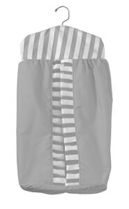 baby doll candyland crib diaper stacker, grey