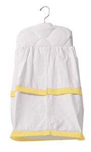 baby doll medallion crib diaper stacker, yellow