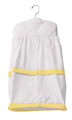 Baby Doll Medallion Crib Diaper Stacker, Yellow