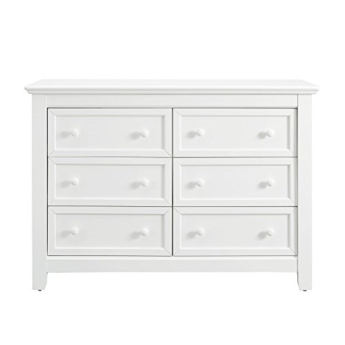 Baby Relax Tia 6-Drawer Dresser, White