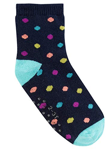 Simple Joys by Carter's Unisex Toddlers' Socks, 12 Pairs, Stripe/Dots, 4-5T