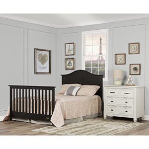 Dream On Me Ella 5-in-1 Full Size Convertible Crib in Dark Brown, Greenguard Gold Certified