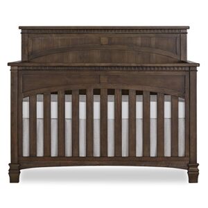 dream on me evolur santa fe 5 in 1 convertible crib,greenguard gold in antique brown