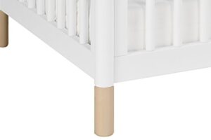 babyletto gelato crib and dresser feet pack in washed natural