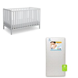 delta children fancy 4-in-1 crib, dark chocolate with twinkle stars crib & toddler mattress