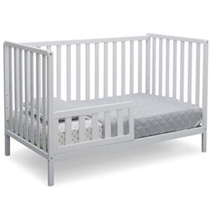 Delta Children Fancy 4-in-1 Crib, Dark Chocolate with Twinkle Stars Crib & Toddler Mattress