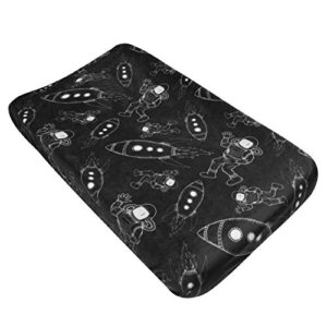 Outer Space Changing Pad Cover by Jaxson's World (Astronauts)