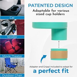 My Travel Tray - Made in USA - A Cup Holder Travel Tray for Car Seats, Enjoyed by Toddlers, Kids and Adults! (Teal)