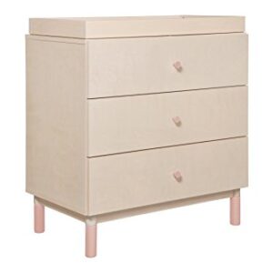 Babyletto Gelato Crib and Dresser Feet Pack in Petal Pink