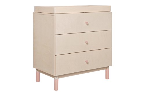 Babyletto Gelato Crib and Dresser Feet Pack in Petal Pink