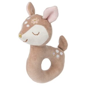 mary meyer baby rattle, itsy glitzy fawn