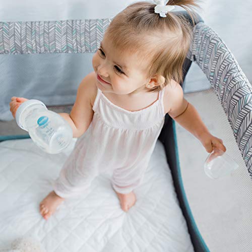 Little Sleepy Head Soft, Waterproof Portable Crib Mattress Protector for Pack n Play & Play Yards