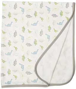 little me baby boy's little dino's swaddling receiving blanket