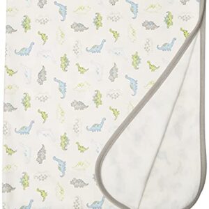 Little Me Baby Boy's Little Dino's Swaddling Receiving Blanket