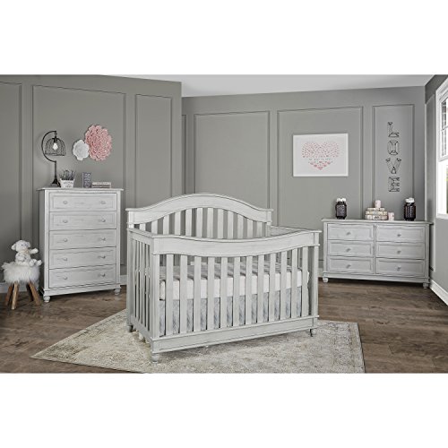 Evolur Hampton/ Parkland 5 in 1 LifeStyle Convertible Crib