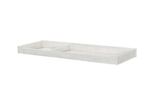 westwood design olivia changer tray kit, brushed white